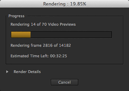 Why Adobe Premiere Pro needs background rendering • Packafoma Post